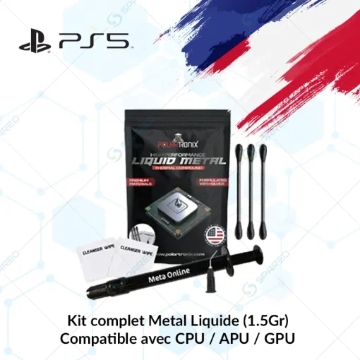 Métal Liquide 130W/mK 1.5g | PS5 / PC / GPU - Composants Électriques ...
